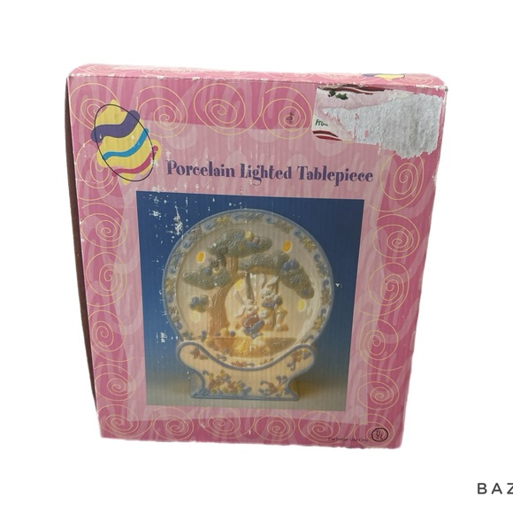 Holiday | Vintage 1998 Cracker Barrel Night Light Lamp Nursery Rabbit ...